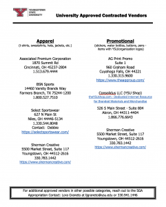 New Student Organization Funding Application - Youngstown State ...